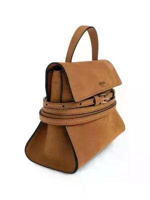 Moschino Buckle-strap Tote Bag - Brown