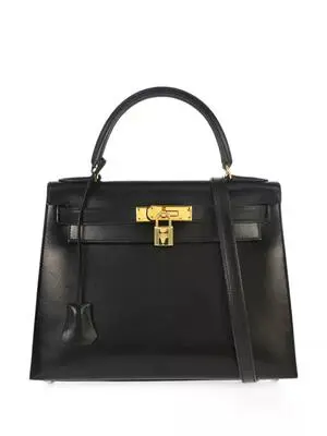 Hermès 1996 Kelly 28 Sellier Tote Bag - Black