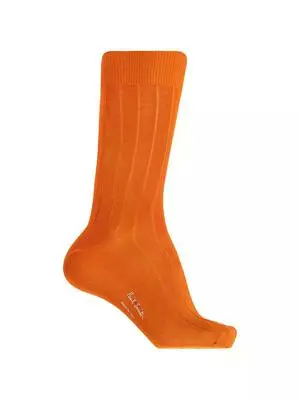Paul Smith Ribbed Knit Crew Socks Pack Of Six