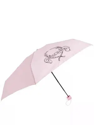 Moschino Logo-print Folding Umbrella