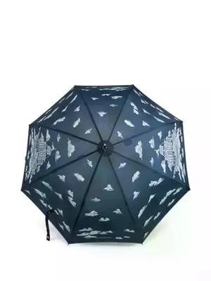 Moschino Cloud-print Umbrella - Blue