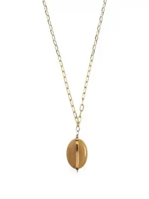 Isabel Marant Étoile Stone-pendant Cable-link Necklace