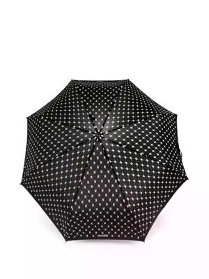 Moschino Monogram Foldable Umbrella