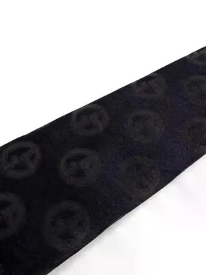 Giorgio Armani Logo-jacquard Silk Tie