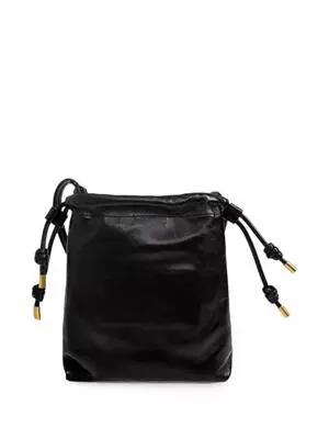 Isabel Marant Étoile Mini Silven Drawstring Leather Bucket Bag