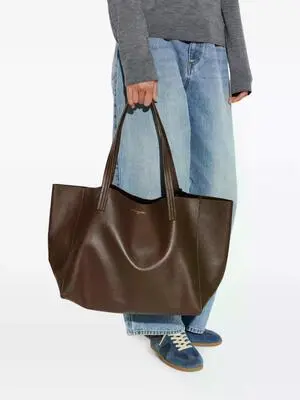Kurt Geiger Pebbled Leather Tote Bag With Gold-tone Hardware