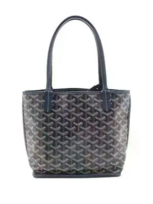 Goyard 2000-2026 Mini Goyardine Reversible Anjou Tote Bag - Blue