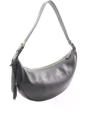 Prada Large Calfskin Demi Lune Shoulder Bag - Black