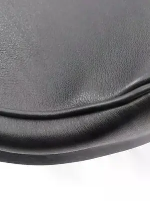 Prada Large Calfskin Demi Lune Shoulder Bag - Black
