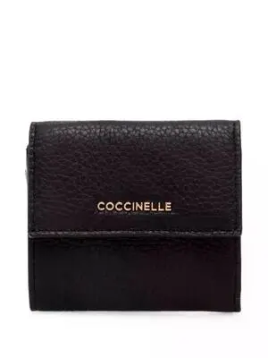 COCCINELLE Small Metallic Leather Wallet
