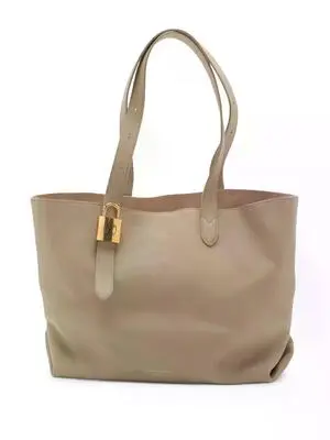 LOUIS VUITTON Grained Calfskin Cabas Tote Bag - Neutrals