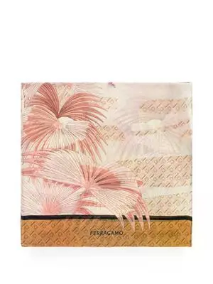 FERRAGAMO Printed Silk Scarf