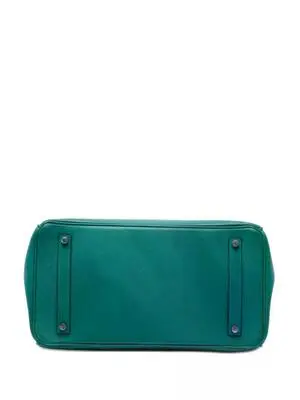 Hermès Epsom Birkin Retourne 35 Handbag - Green