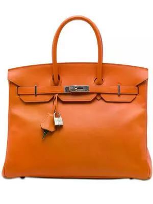 Hermès 2013 Epsom Birkin Retourne 35 Handbag - Orange