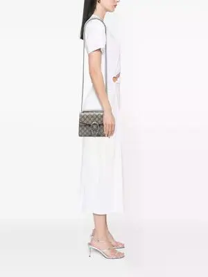 Gucci Gg Supreme Dionysus Crossbody Bag - Neutrals