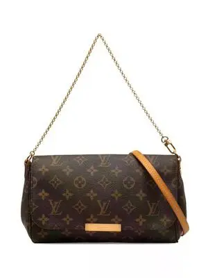LOUIS VUITTON 2012 Monogram Favorite Mm Satchel - Brown
