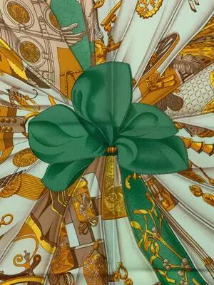 Hermès 1980-2010 Soleil De Soie Silk Scarf 90 Scarves - Brown