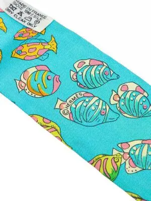 Hermès 2010-2018 Rencontre Oceane Twilly Silk Scarf Scarves