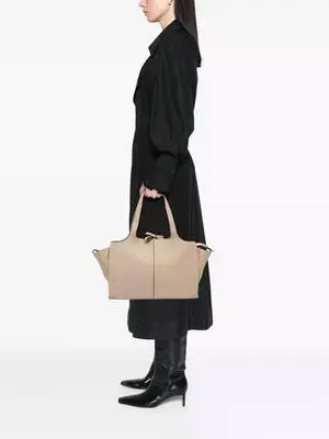 Celine 2016 Medium Grained Calfskin Trifold Tote Bag
