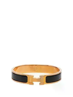 HERMÈS Hermès Narrow Enamel Clic H Bracelet PM