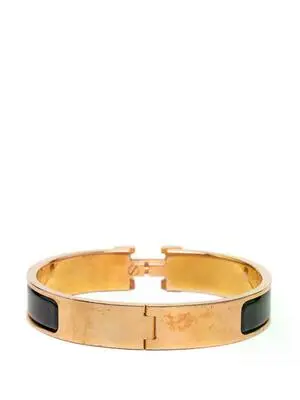 Hermès Narrow Enamel Clic H Bracelet Pm