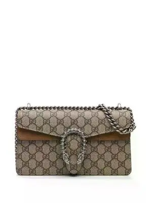 Gucci 2016-2026 Medium Gg Supreme Dionysus Crossbody Bag - Neutrals