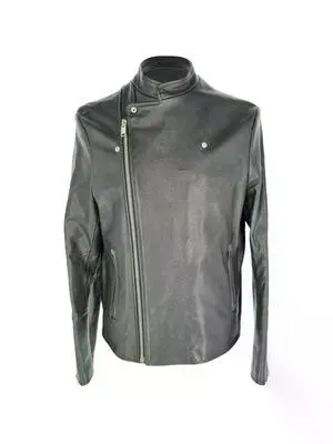 Balenciaga Zip-up Biker Jacket - Black