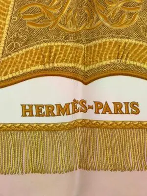 Hermès 2000-2026 Poste Et Cavalerie Silk Scarf 90 Scarves - Pink