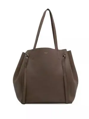 Celine 2022 Small Leather Phantom Cabas Tote Bag - Brown