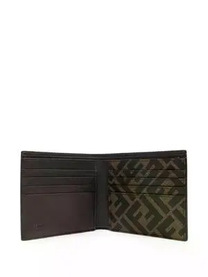 Fendi Logo-appliqué Ff-motif Wallet