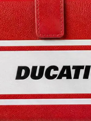 PIQUADRO X Ducati Logo-print Wallet - Red