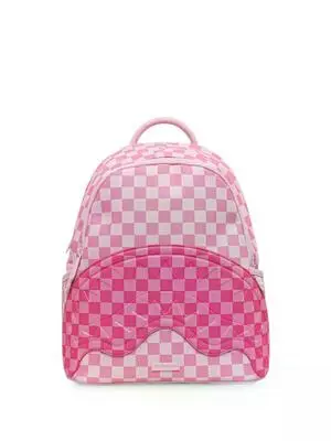 SPRAYGROUND Shark Chequered Backpack - Pink