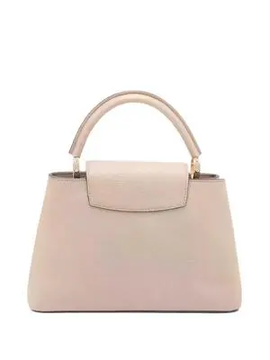 LOUIS VUITTON Taurillon Capucines Mm Satchel