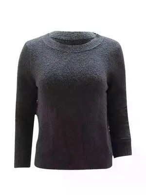 Vince Boucle Navy Cotton Sweater