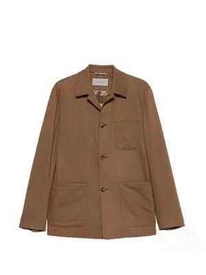 Canali Patch-pocket Jacket - Brown