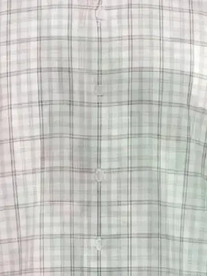 Isaia Checked Long-sleeve Shirt