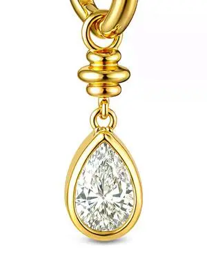 VELORA VIE Soleil Teardrop-pendant Hoop Earrings