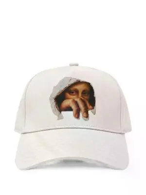 MELT Graphic-print Cotton Baseball Cap - Neutrals