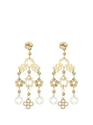 Tory Burch Forget Me Not Pearl-embellished Drop Earrings