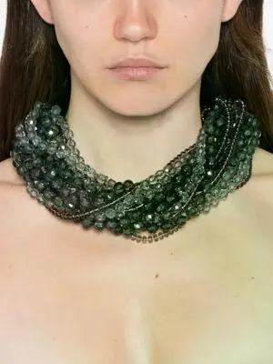 Emporio Armani Multi-strand Beaded Necklace