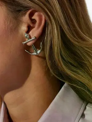 Balenciaga Anchor-shaped Earrings