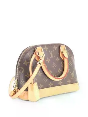 LOUIS VUITTON Alma Monogram Canvas Bb Crossbody Bag - Brown