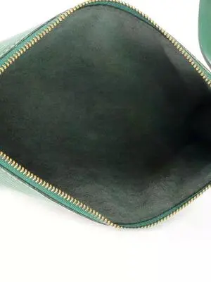LOUIS VUITTON Pochette Accessoires Epi Leather Clutch Bag - Green