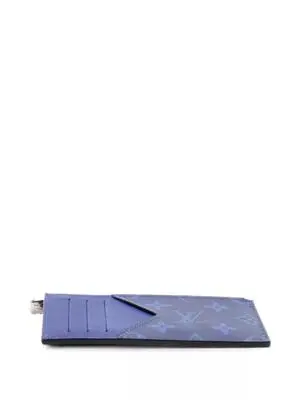 LOUIS VUITTON Coin Monogram Taigarama Card Holder