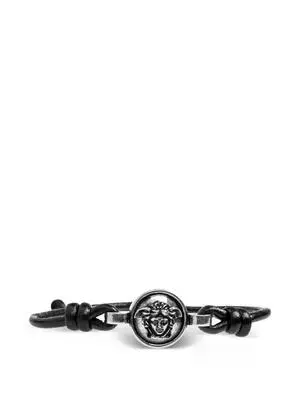 Versace Medusa Leather Bracelet