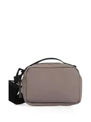 Rains Micro Box Logo-debossed Shoulder Bag - Brown
