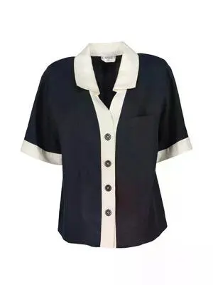 Saint Laurent Contrast-trim Shit