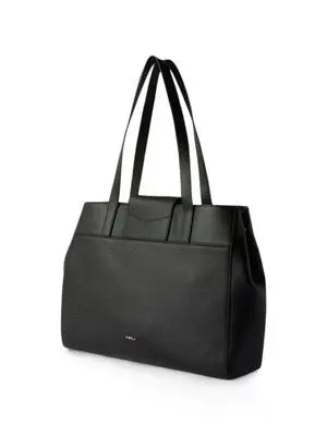 Furla Large Grainy-leather Tote Bag