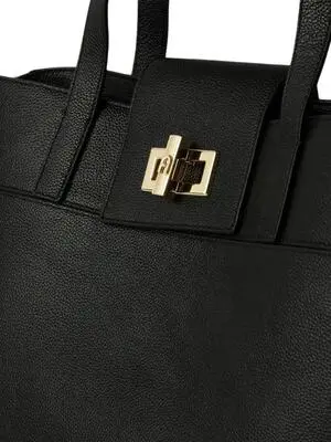 Furla Large Grainy-leather Tote Bag
