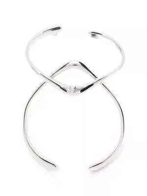 Patrizia Pepe Tone Crossover Bracelet - Silver